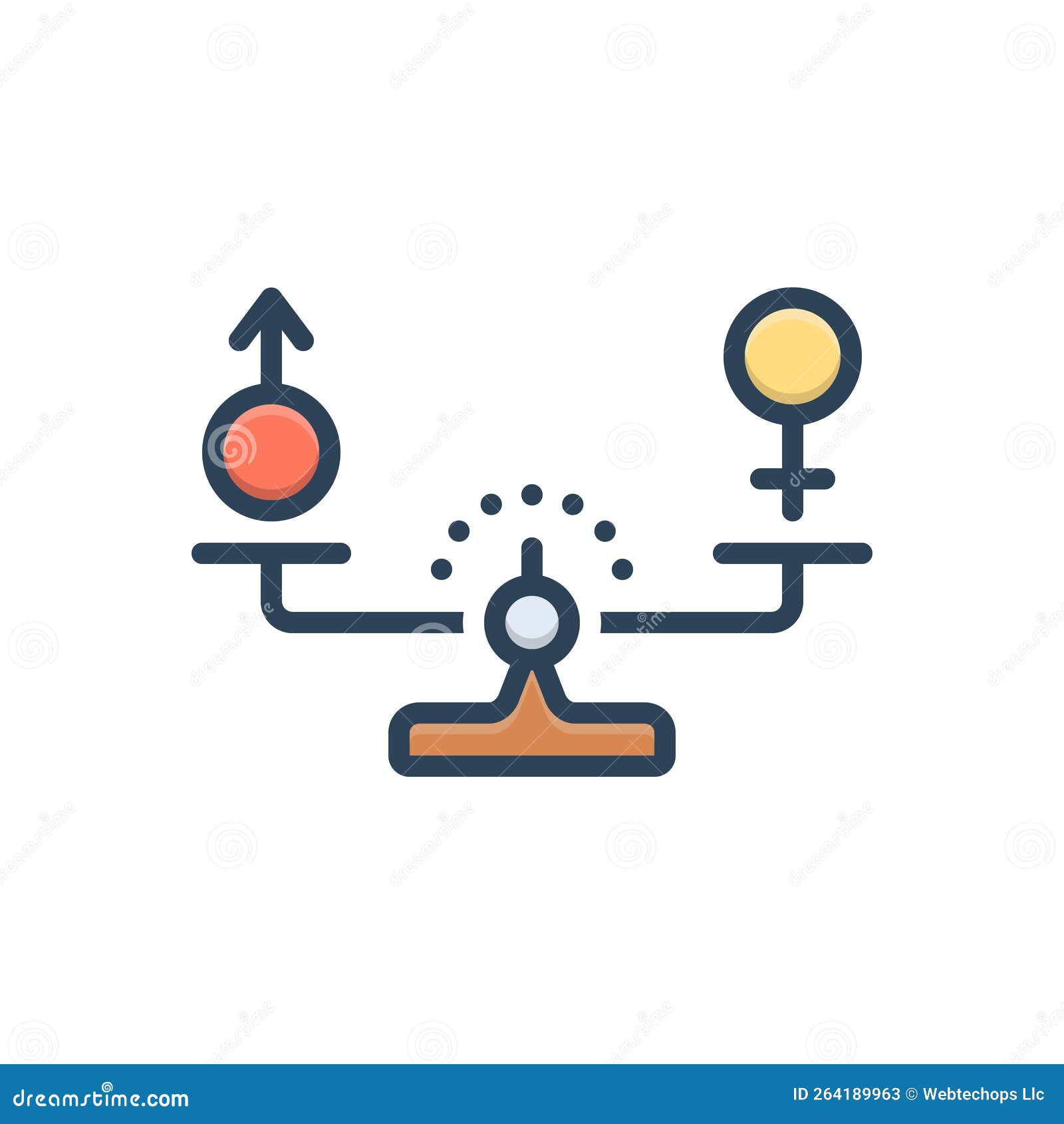 Color Illustration Icon for Equal, Balance and Social Stock Vector ...