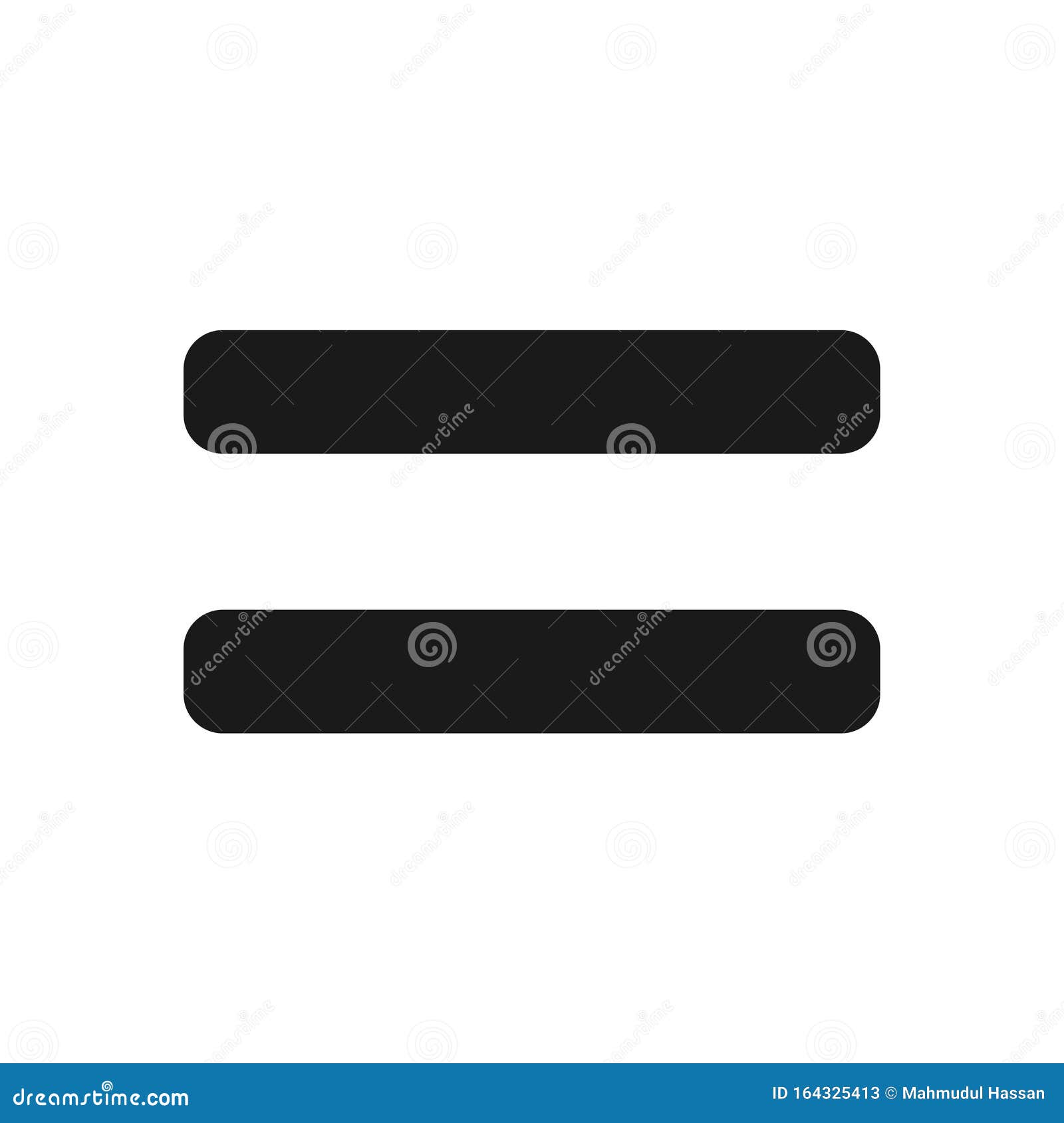 Equal Icon, Equal Icon Vector Illustration â€“ Vector Stock Vector ...