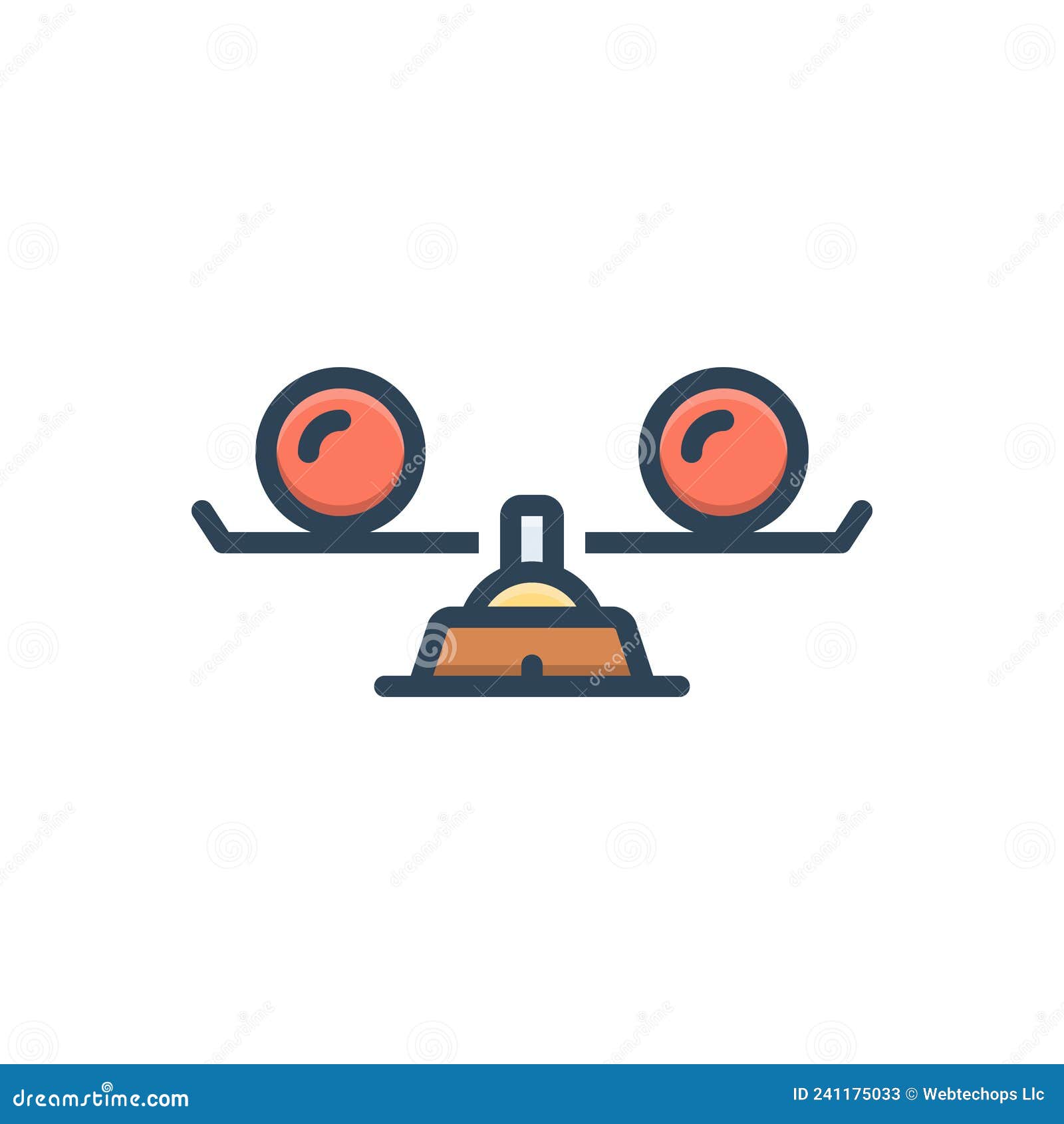Color Illustration Icon for Equal, Similar and Identical Stock ...