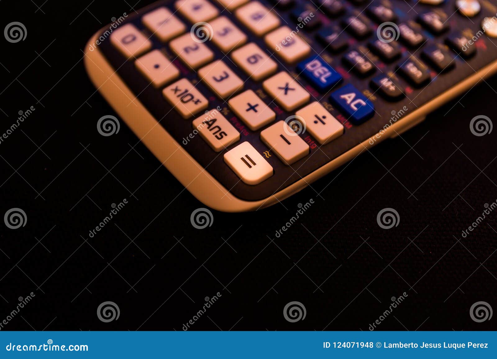 Equal Key on the Keyboard of a Scientific Calculator Stock Photo ...