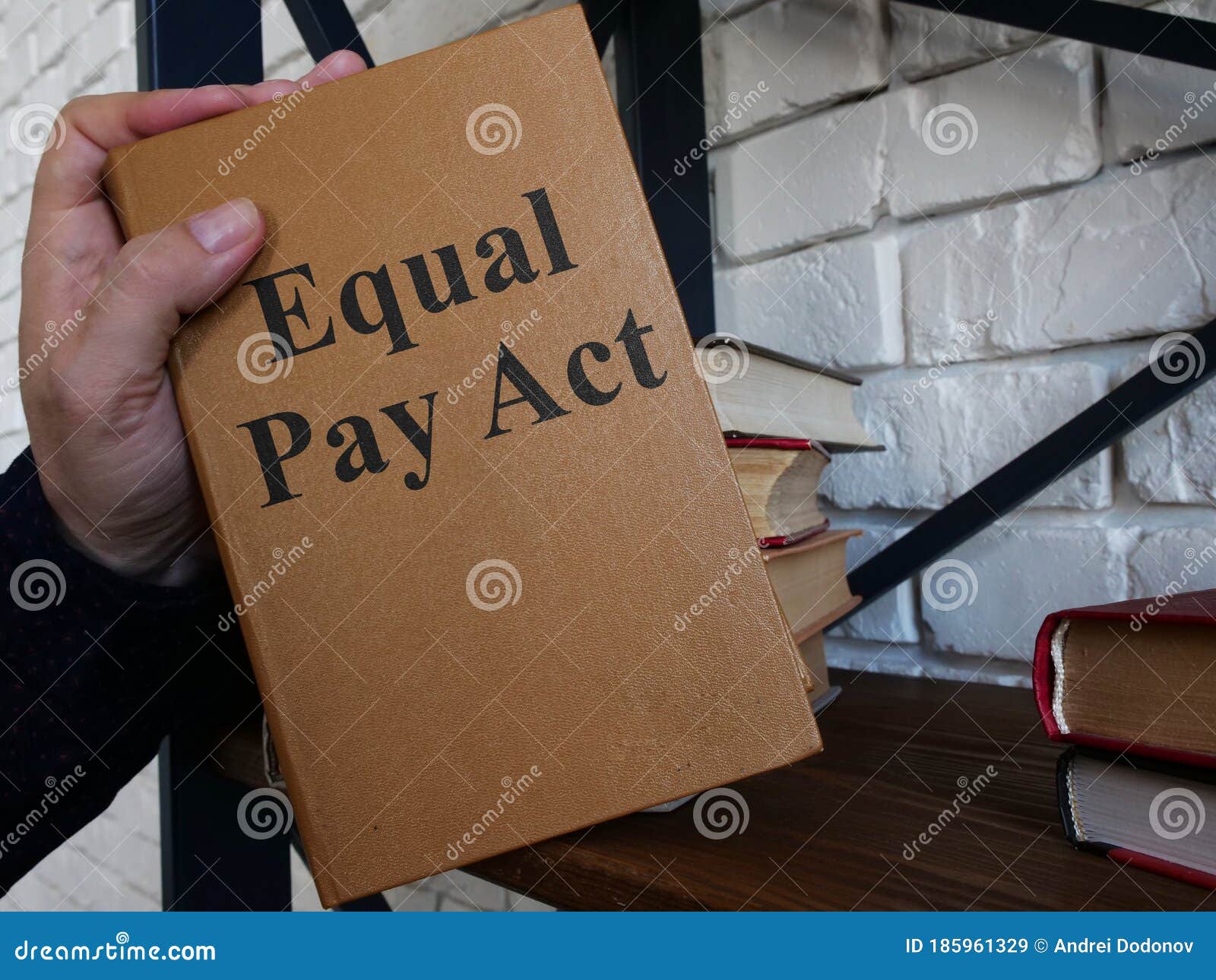 Equal Pay Act is Shown on the Conceptual Business Photo Stock Image ...