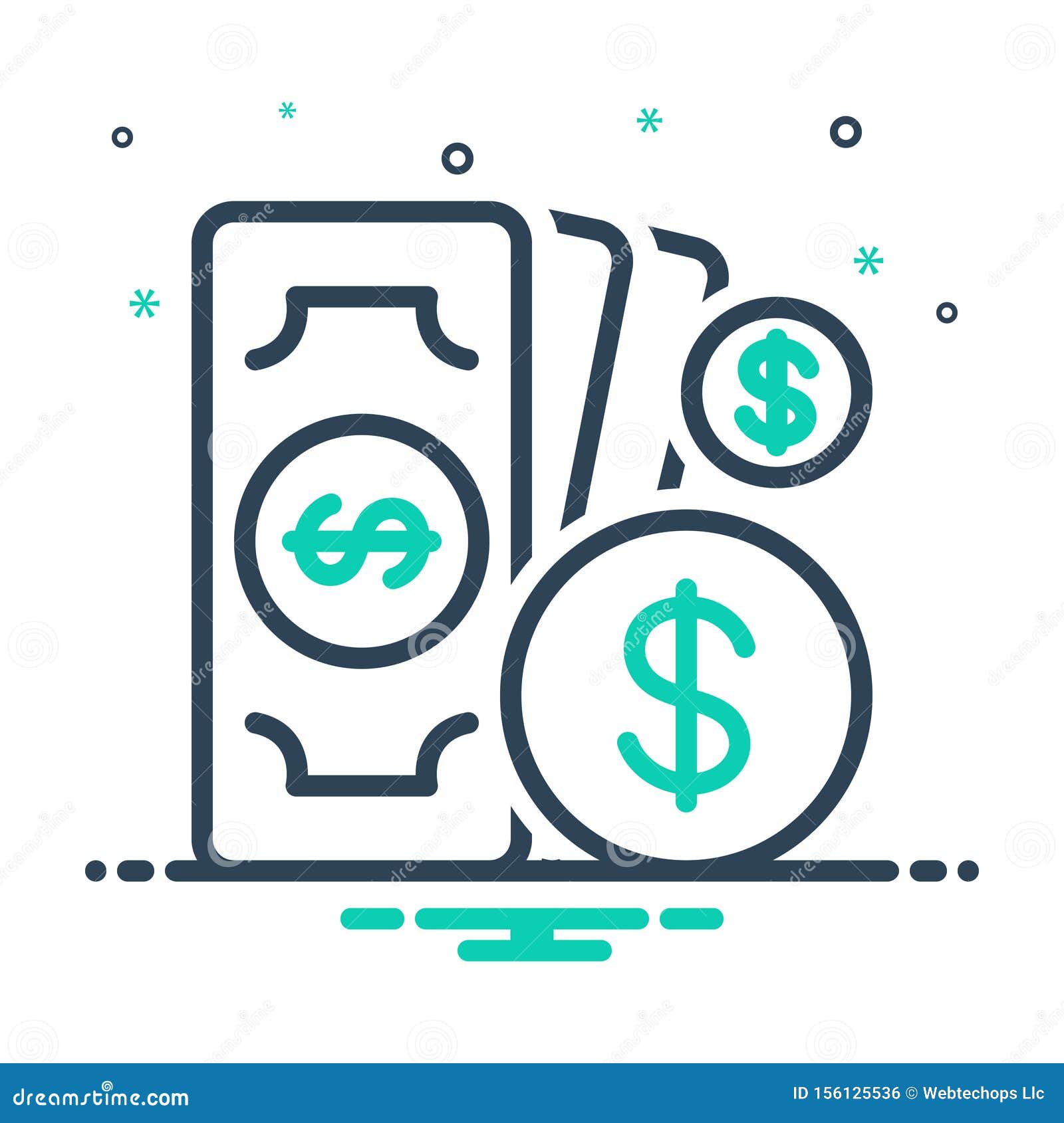 Black Mix Icon for Equal Pay, Liability and Diversity Stock Vector ...