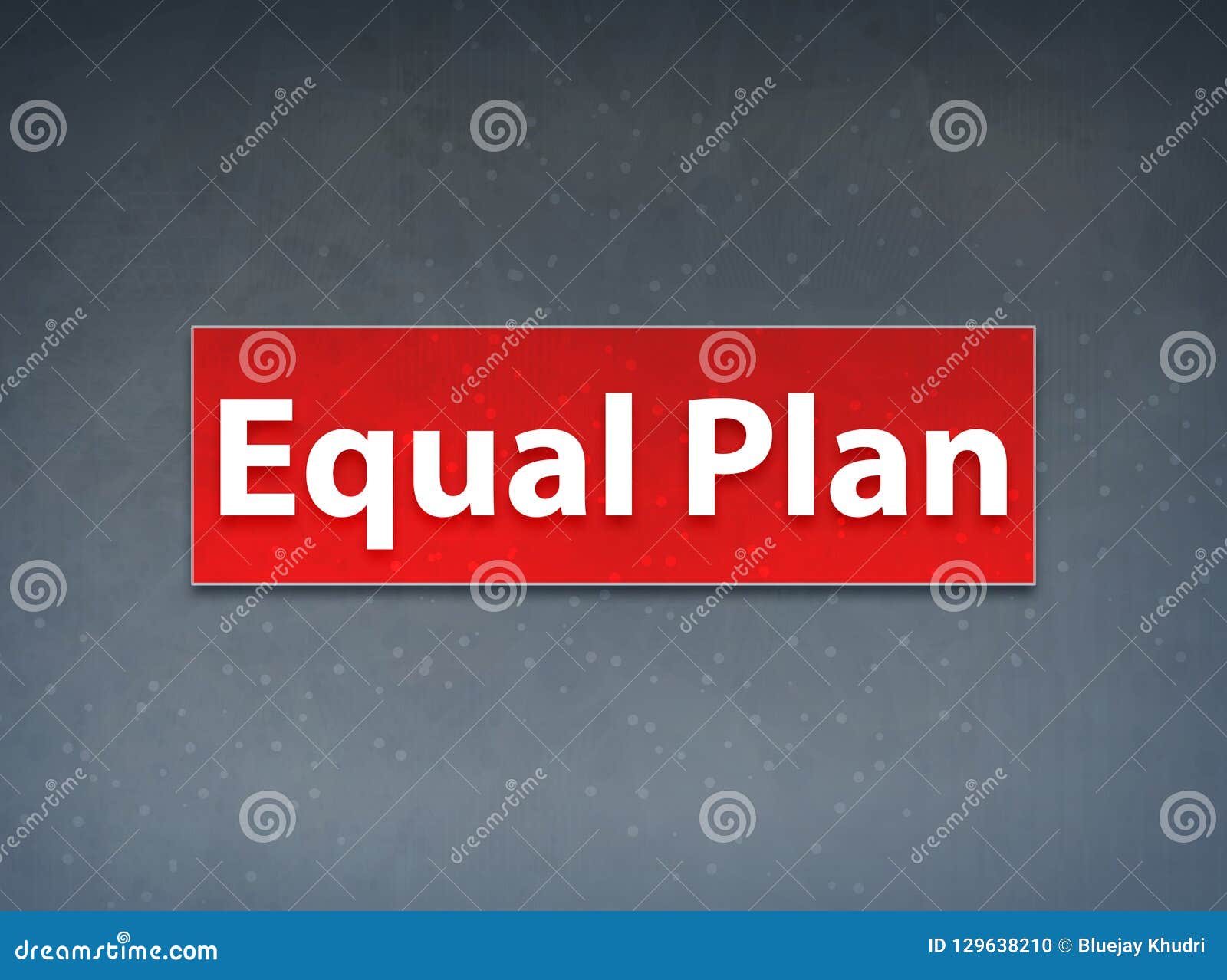 Equal Plan Red Banner Abstract Background Stock Illustration ...