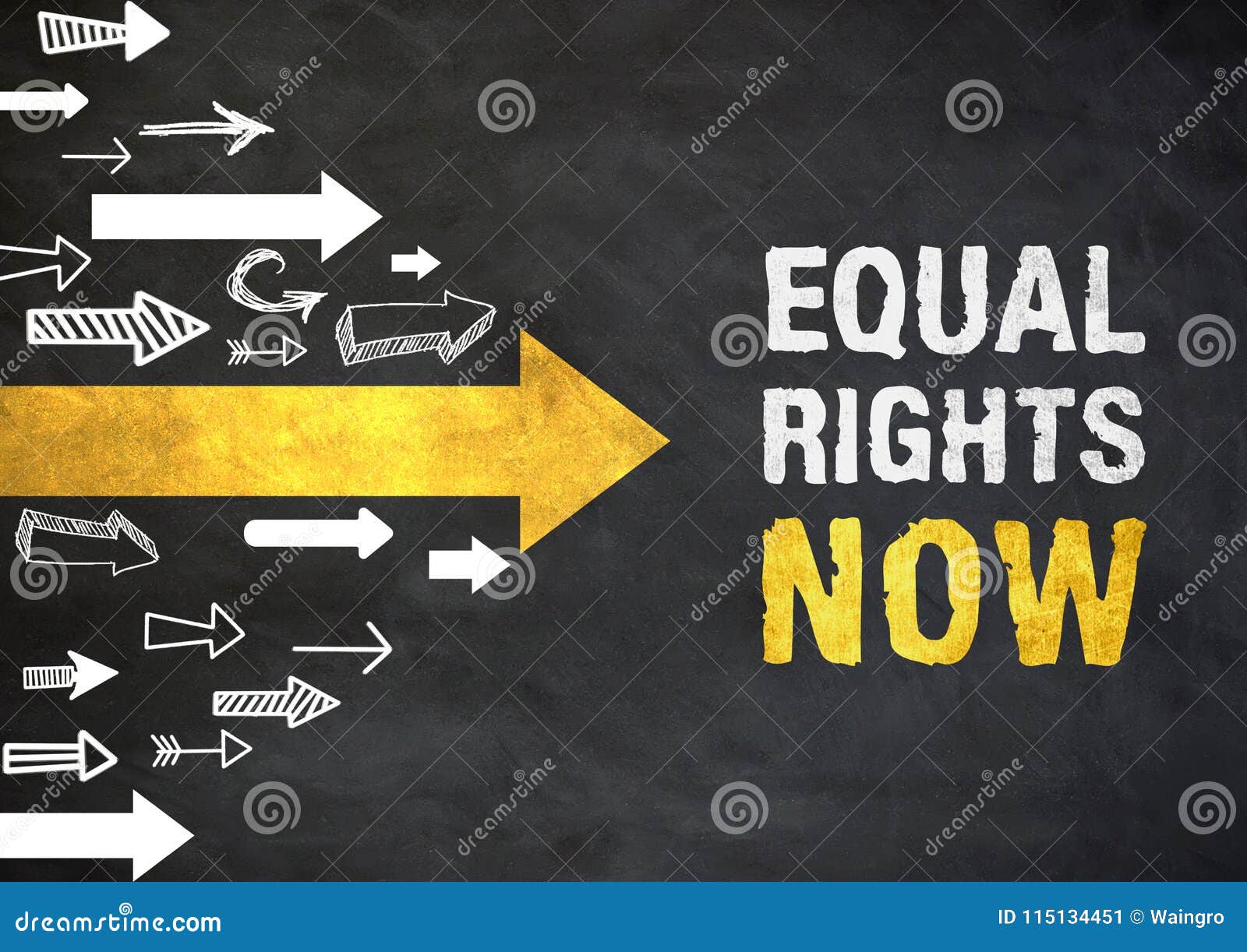 Equal Rights Now stock illustration. Illustration of payment - 115134451