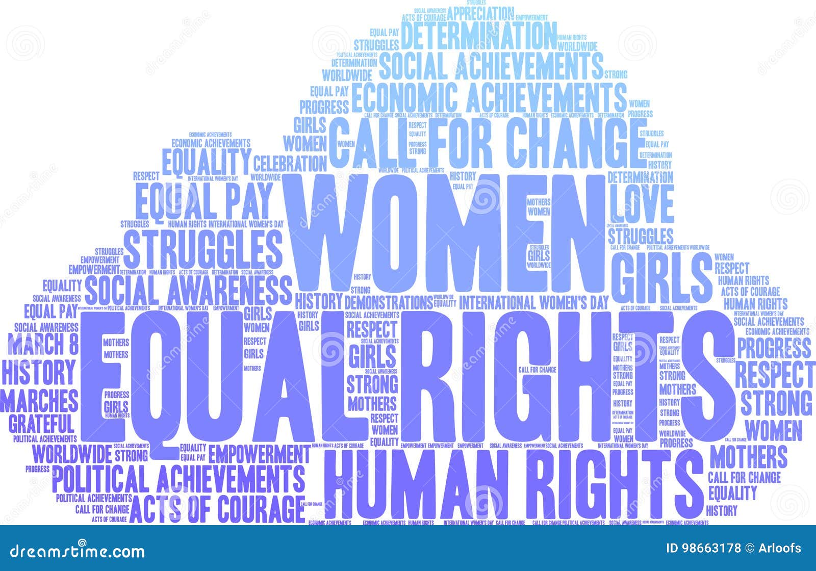 Equal Rights Of People With Disabilities And Able Royalty-Free Stock ...