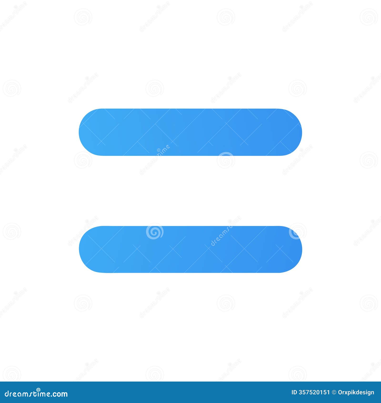 Equal Sign Icon for Fairness Stock Illustration - Illustration of ...