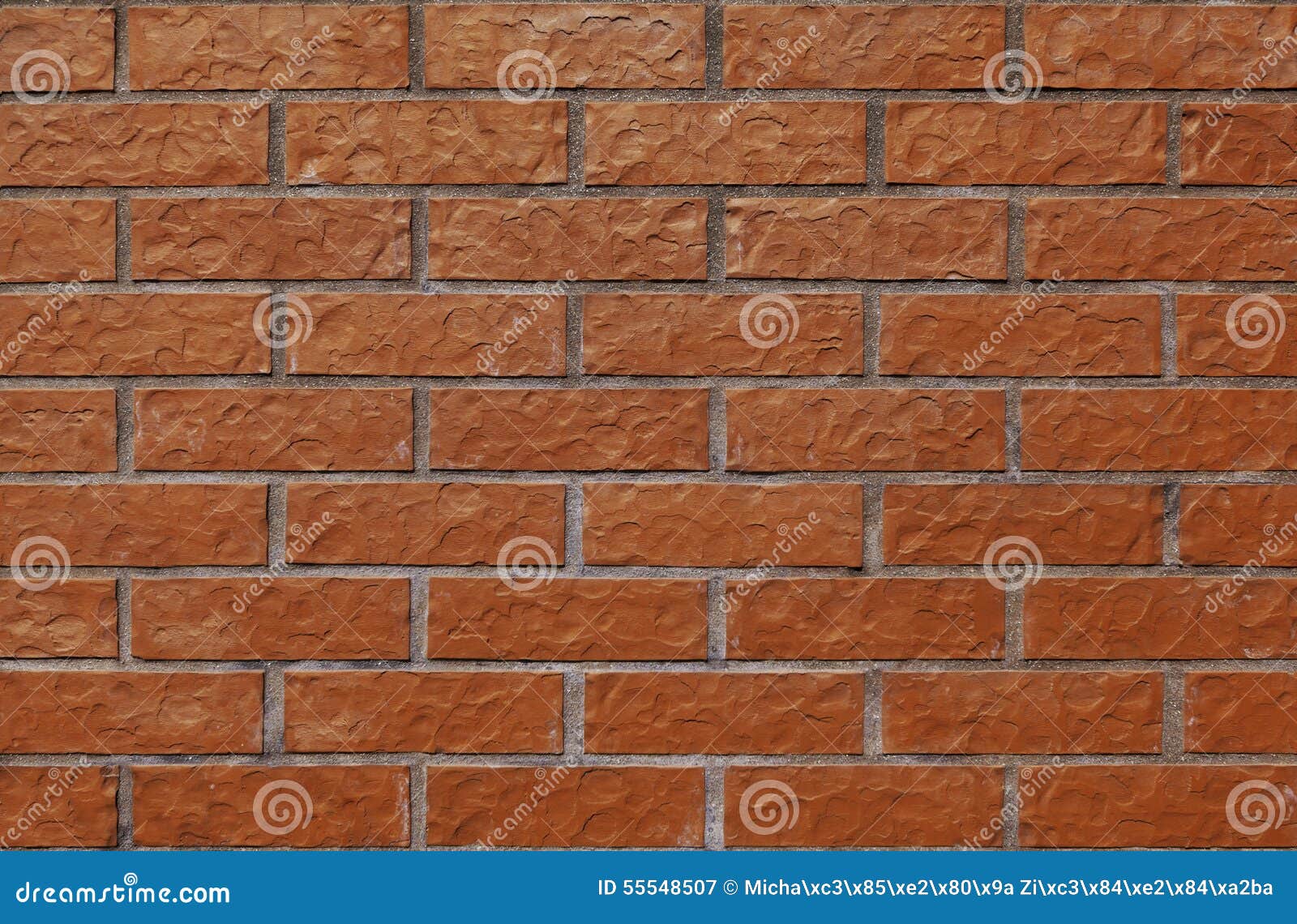 Equal and Simple Wall with New, Nice Bricks Stock Image - Image of ...