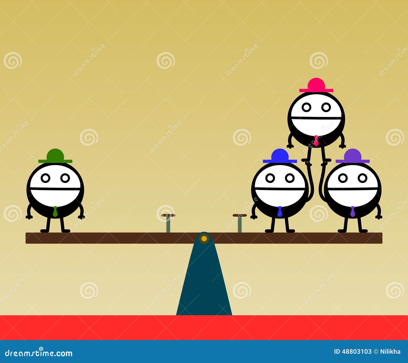Equal terms stock illustration. Illustration of equal - 48803103