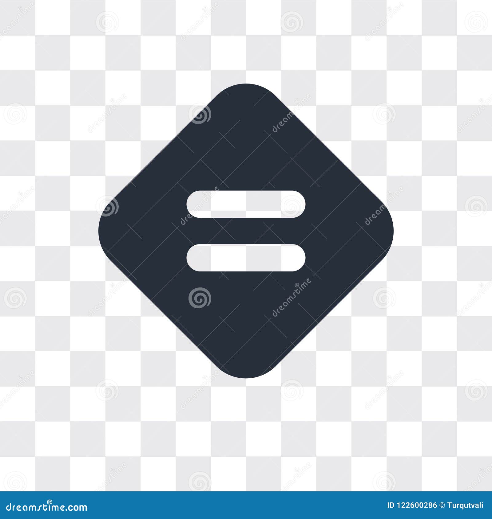 Equal Vector Icon Isolated on Transparent Background, Equal Logo Design ...