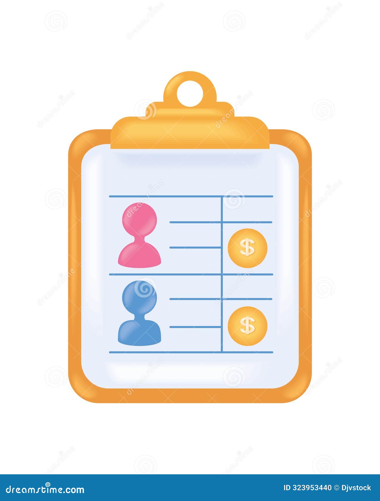 Equal Work Equal Pay Business Stock Illustration - Illustration of work ...