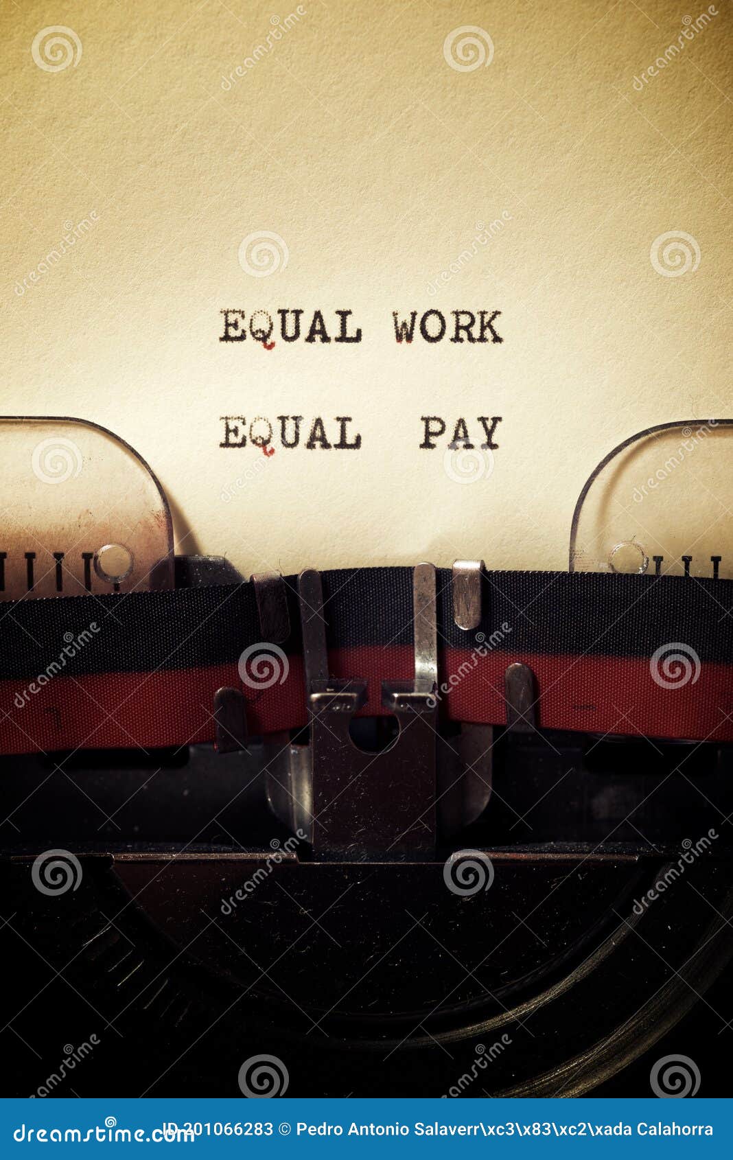 Equal work equal pay stock image. Image of creative - 201066283