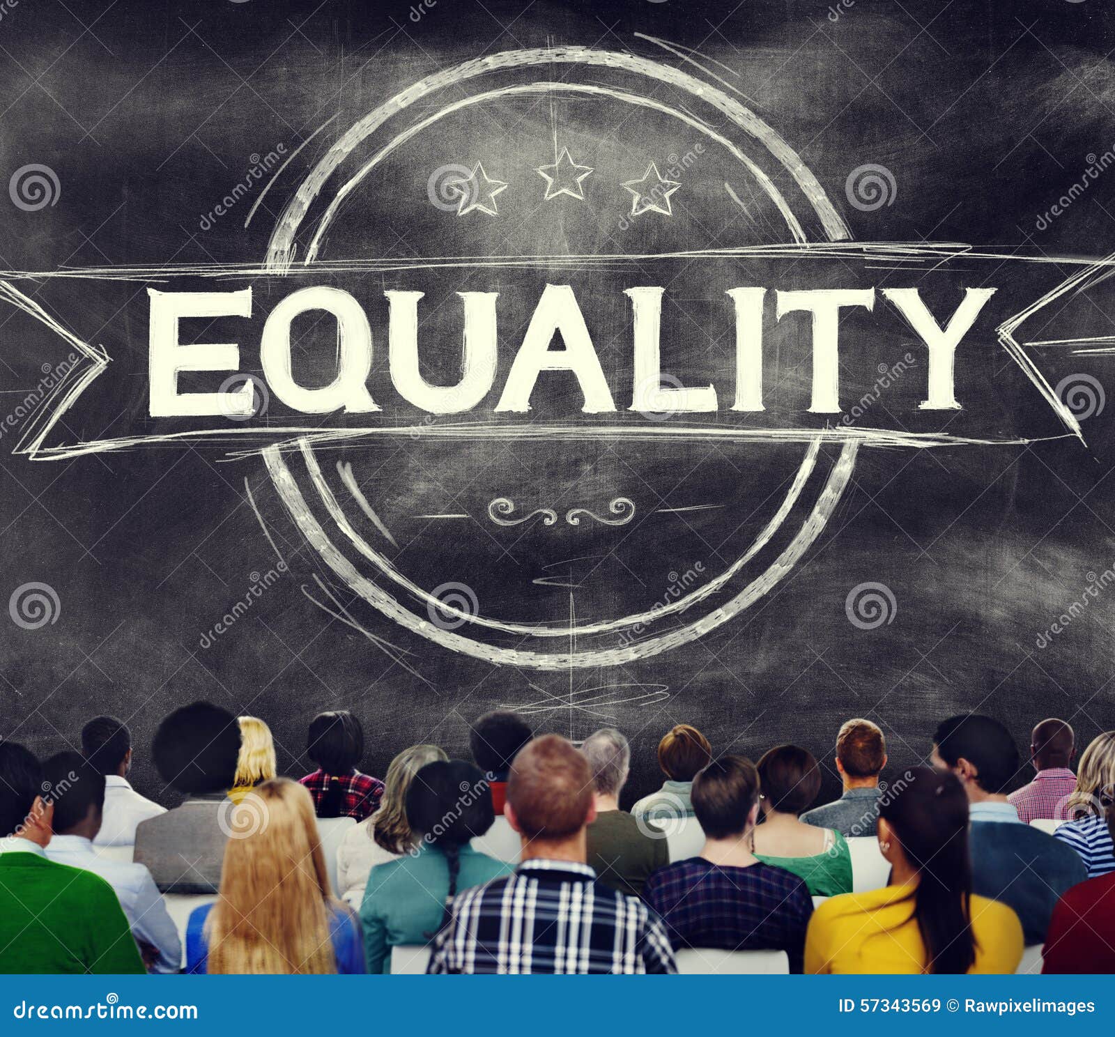 Equality Balance Discrimination Equal Moral Concept Stock Image - Image ...
