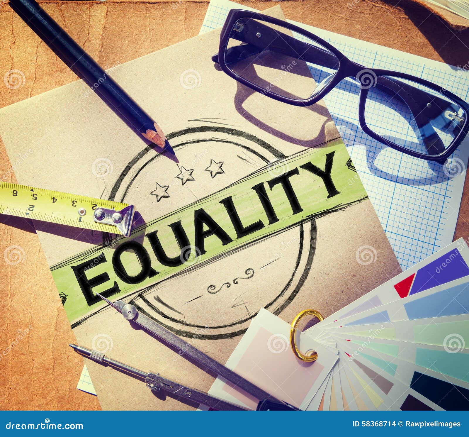 Equality Balance Discrimination Equal Moral Concept Stock Photo - Image ...