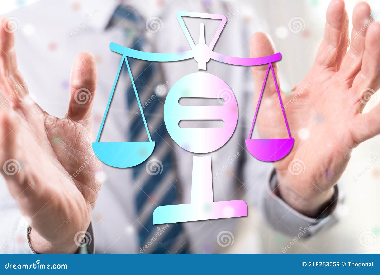 Concept of equality stock image. Image of scale, concept - 218263059