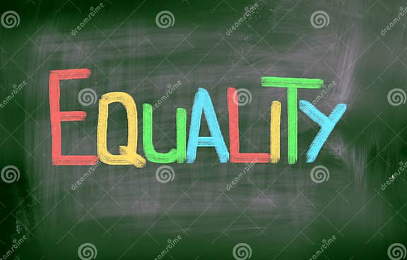 Equality Concept stock illustration. Illustration of relations - 39185568
