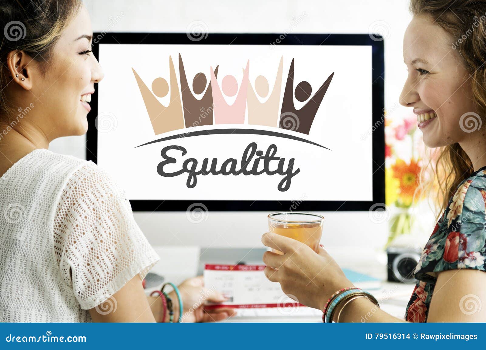 Equality Fairness Fundamental Rights Racist Discrimination Concept ...