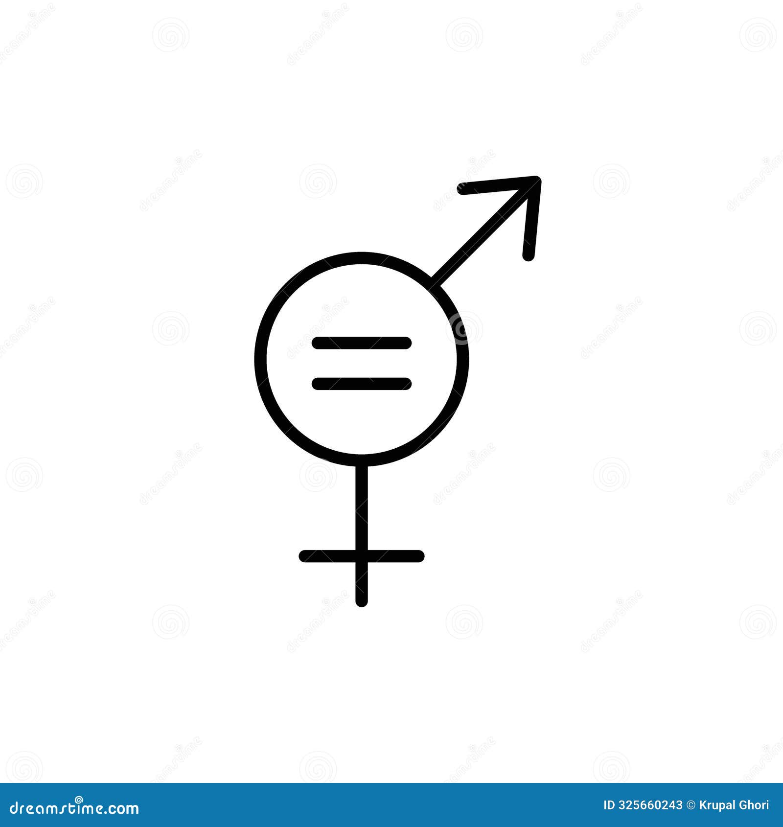 Equality Symbol Icon Ideal for Social Justice Themes Stock Vector ...