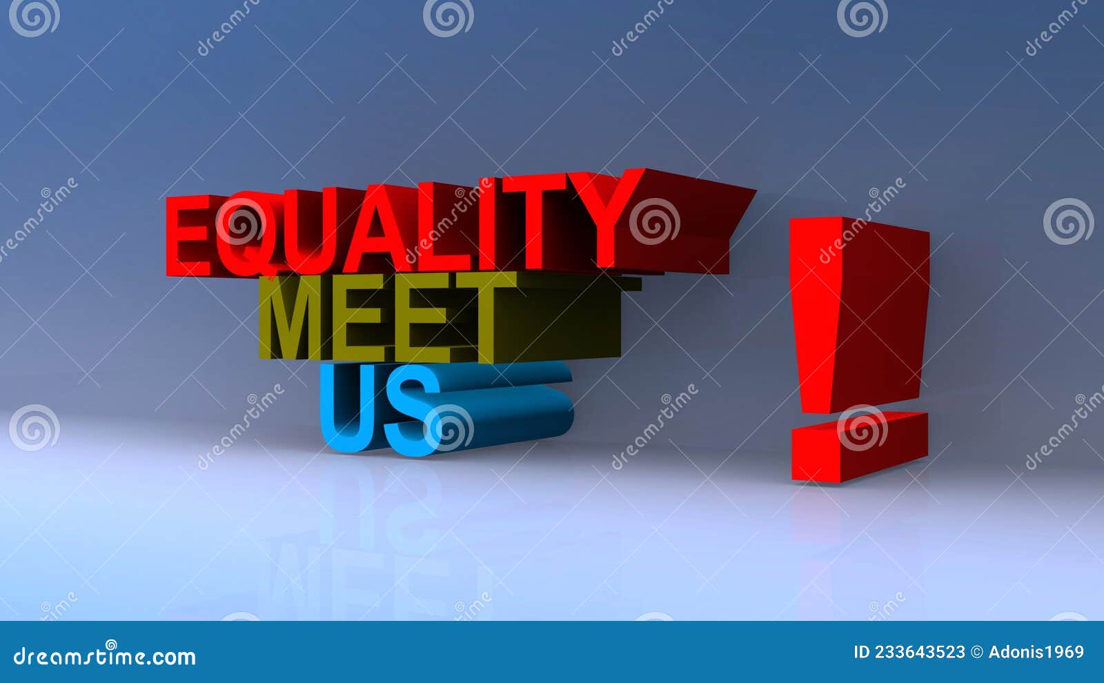 Equality meet us on blue stock illustration. Illustration of criminal ...