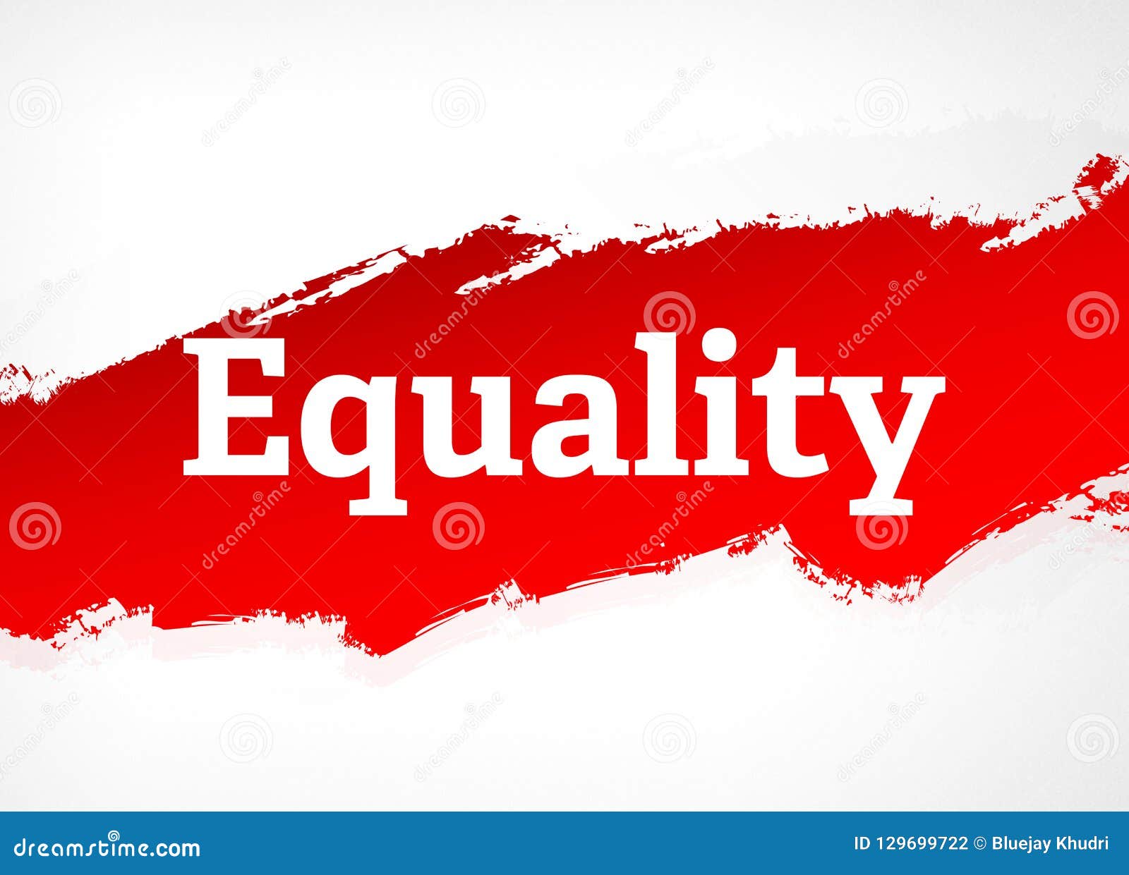 Equality Red Brush Abstract Background Illustration Stock Illustration ...