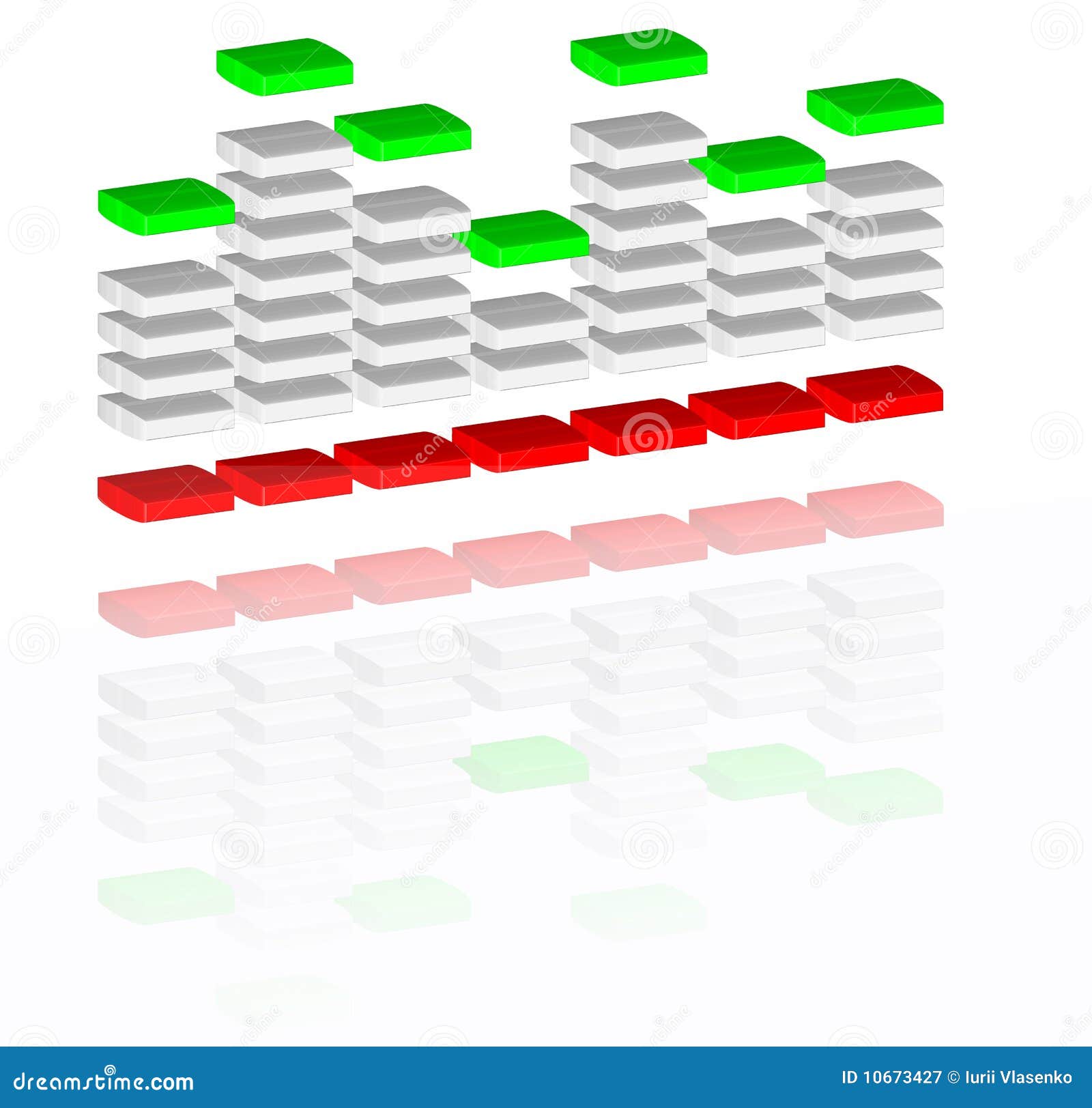 Equalizer stock illustration. Illustration of block, color - 10673427