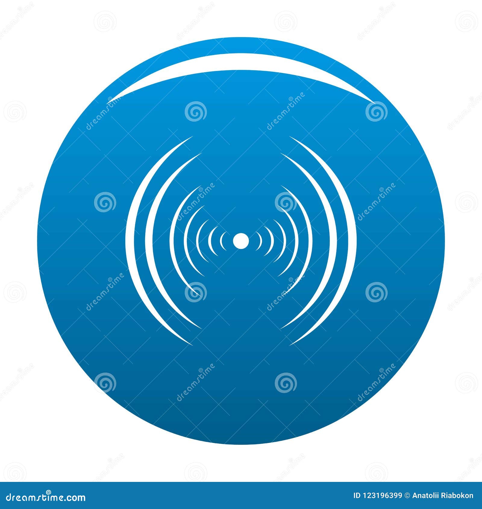 Equalizer Abstract Icon Blue Stock Illustration - Illustration of ...