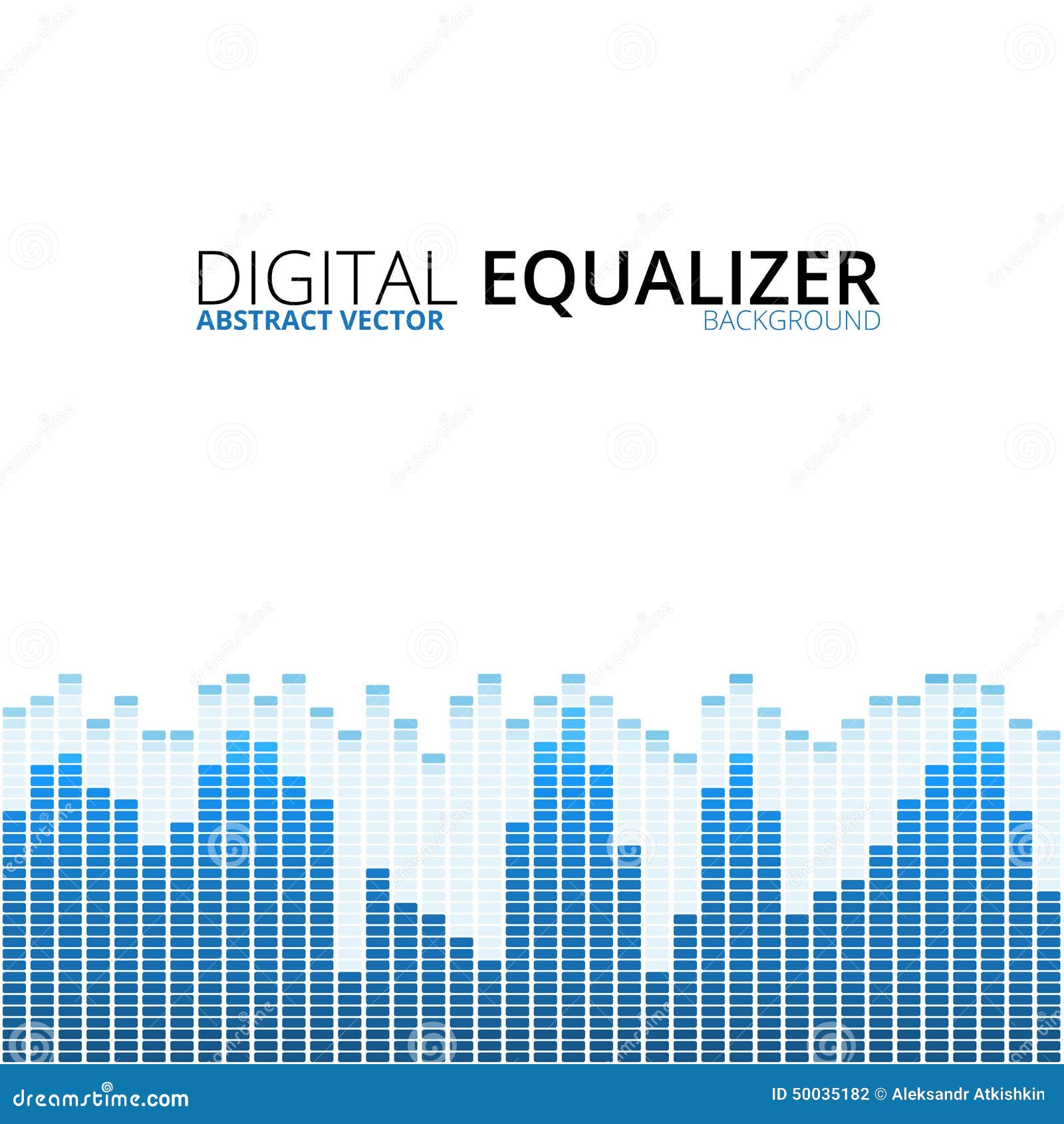 Equalizer On Abstract Technology Background Vector Illustration ...