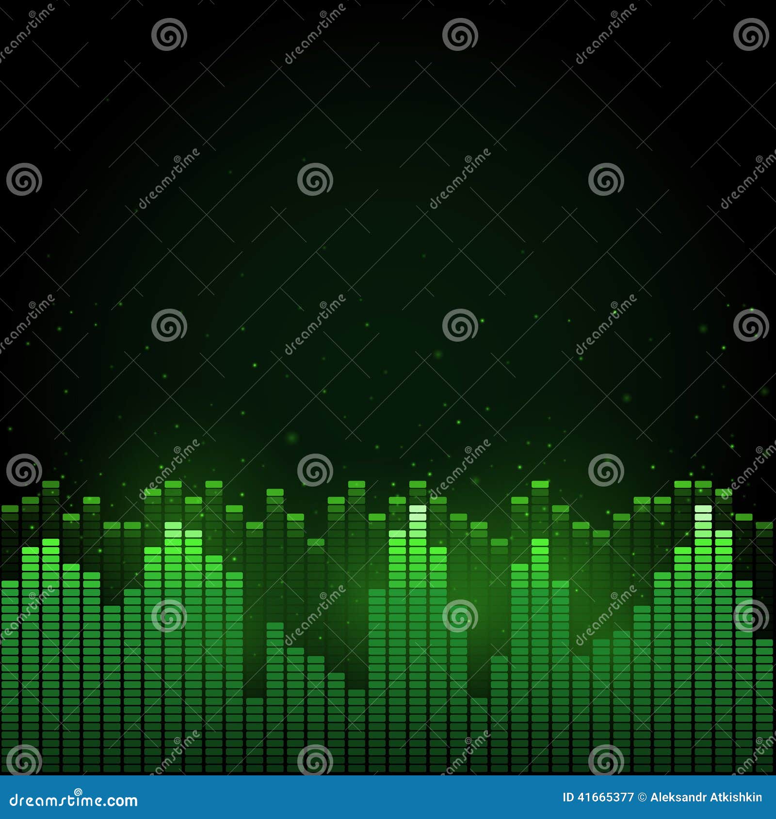 Equalizer on Abstract Technology Background Stock Vector - Illustration ...