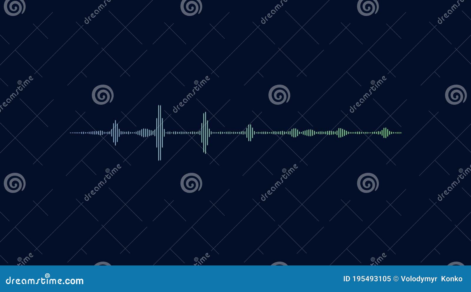 Equalizer Bars in Waveform Audio Spectrum. Stock Video - Video of beat ...