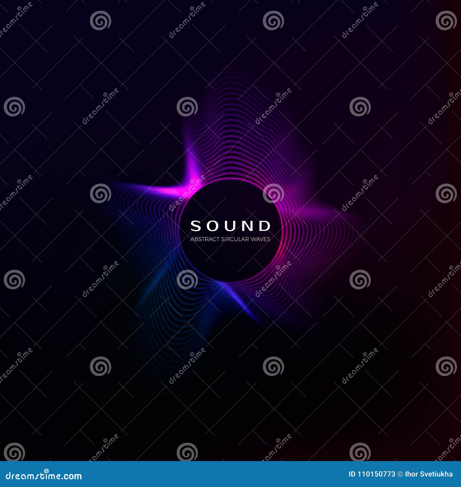 Equalizer Concept. Audio Wave Vibrant Effect. Digital Color Sound Curve ...