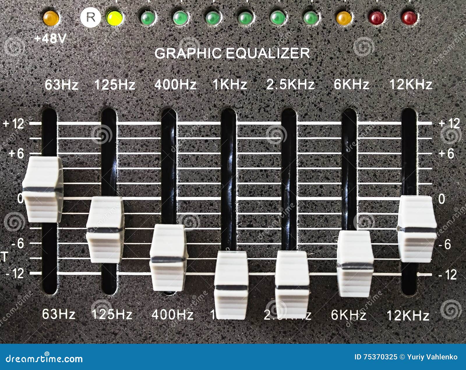 Equalizer Device for Recording and Reproduction of Sound Stock Image ...