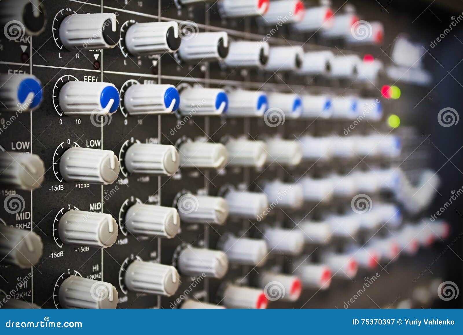 Equalizer Device for Recording and Reproduction of Sound Stock Image ...