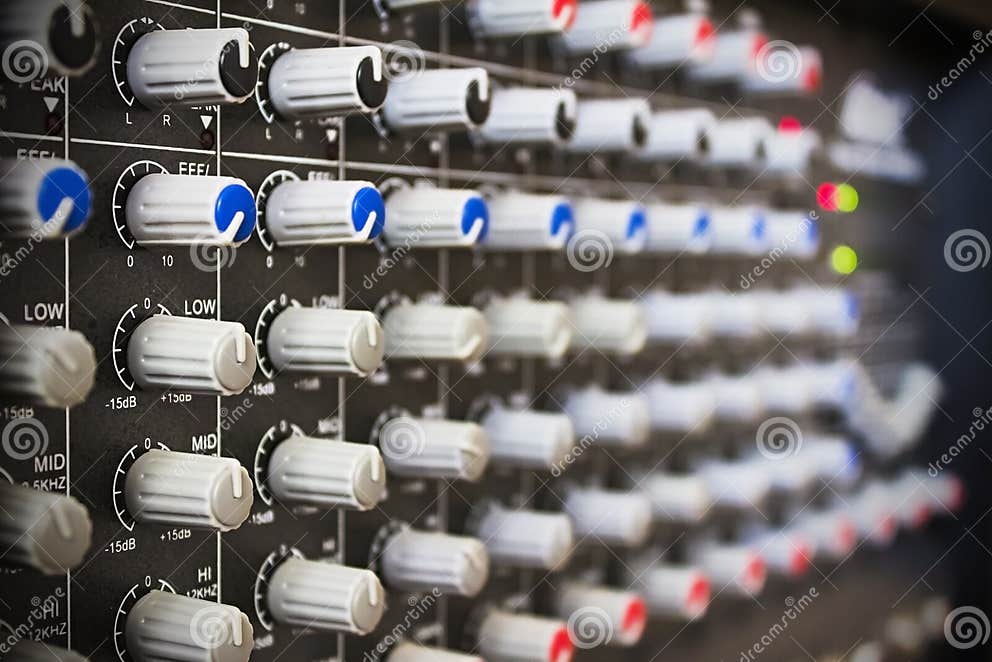 Equalizer Device for Recording and Reproduction of Sound Stock Image ...