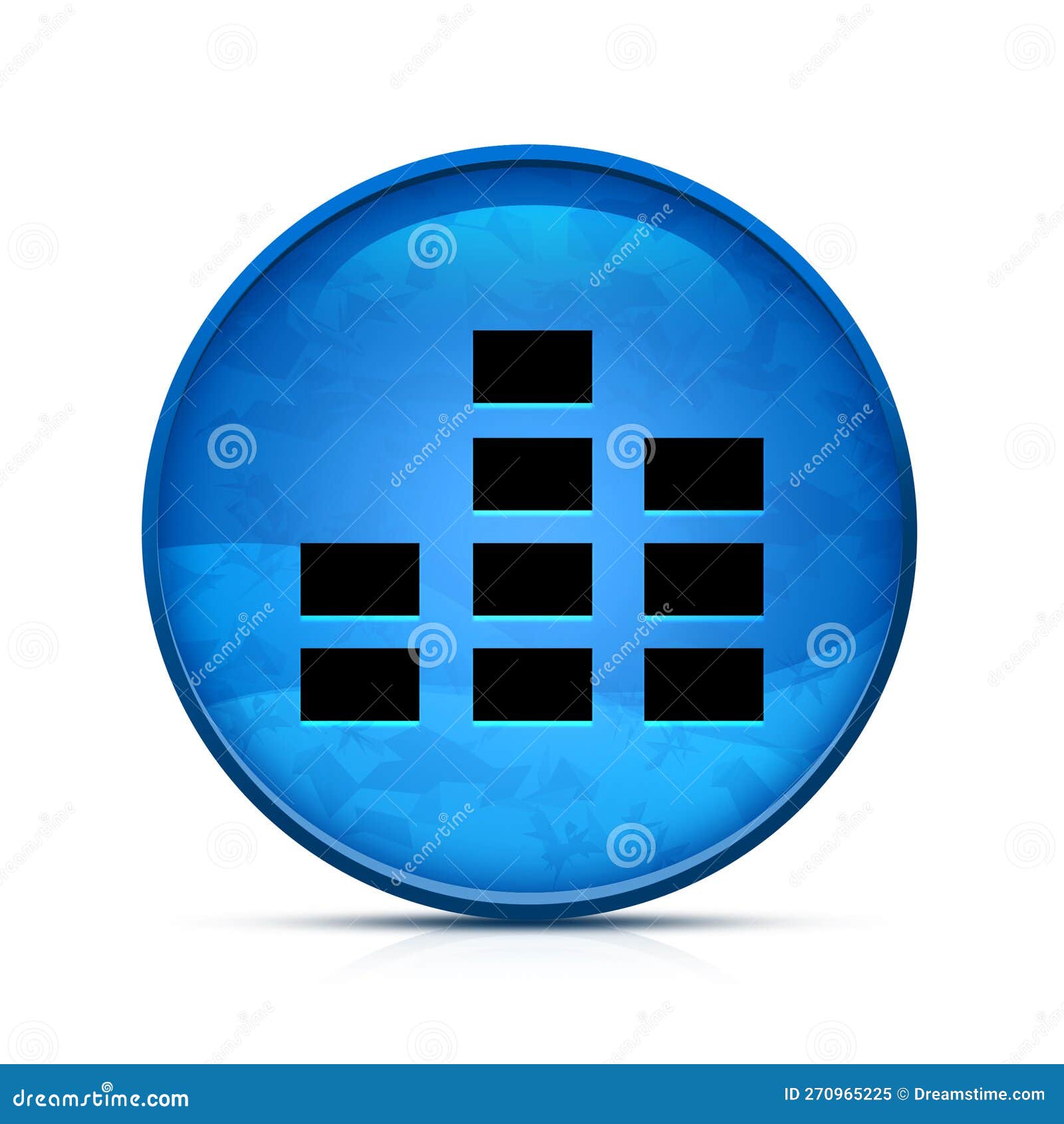 Equalizer Help Icon on Classy Splash Blue Round Button Illustration ...
