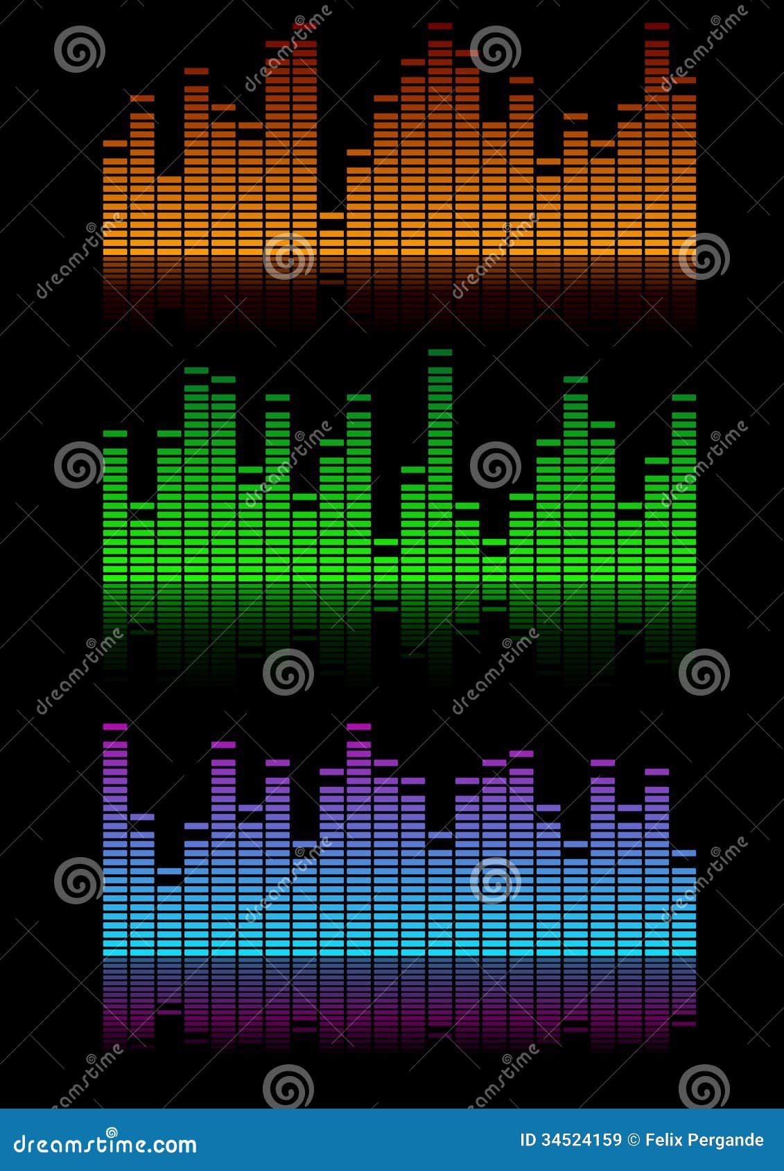 Equalizer stock vector. Illustration of digital, contemporary - 34524159