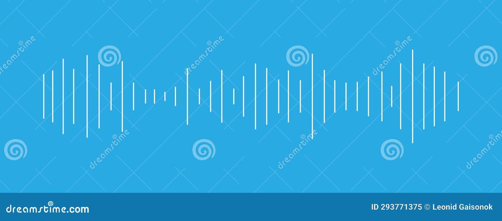 Equalizer Illustration Waveform Line. Voice Graphic Player Stock Vector ...