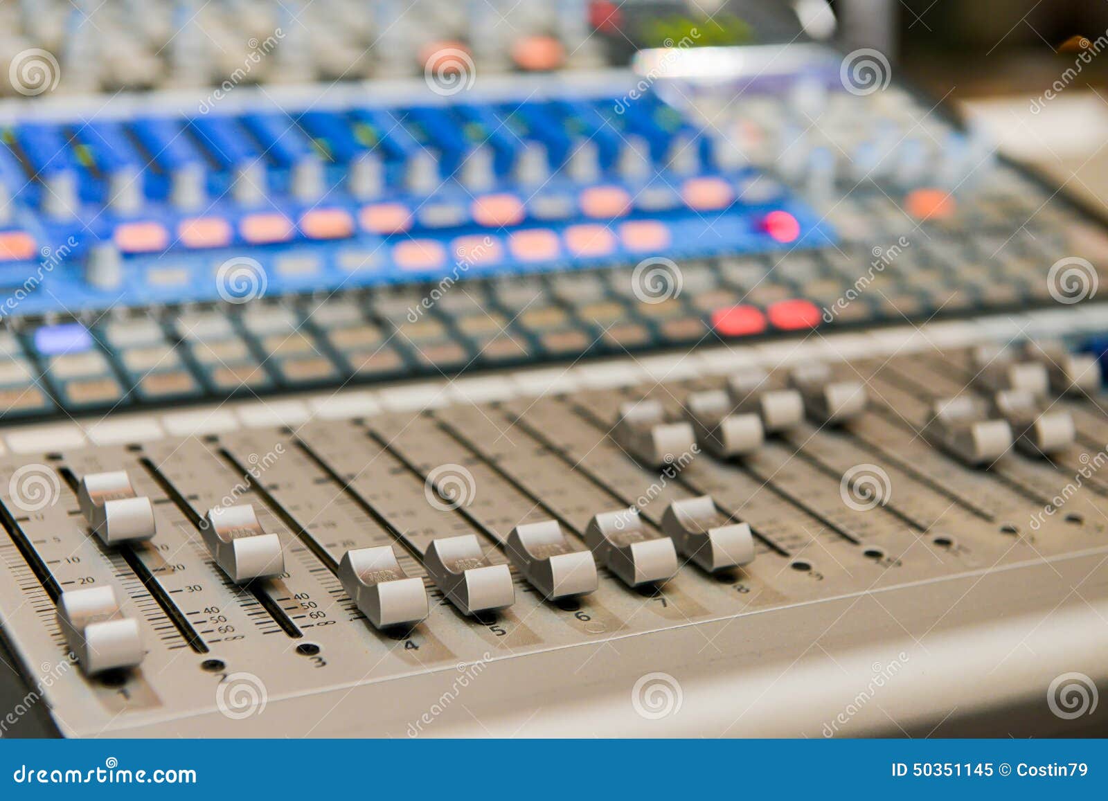 Equalizer instrument stock image. Image of producer, music - 50351145