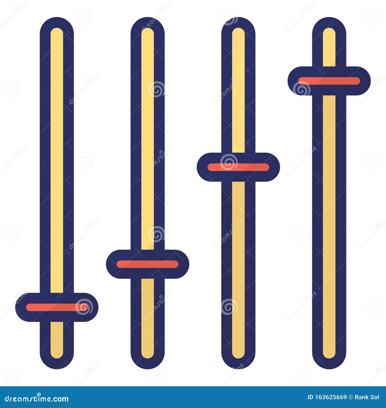 Equalizer Isolated Isolated Vector Icon Easily Editable Easily Editable ...