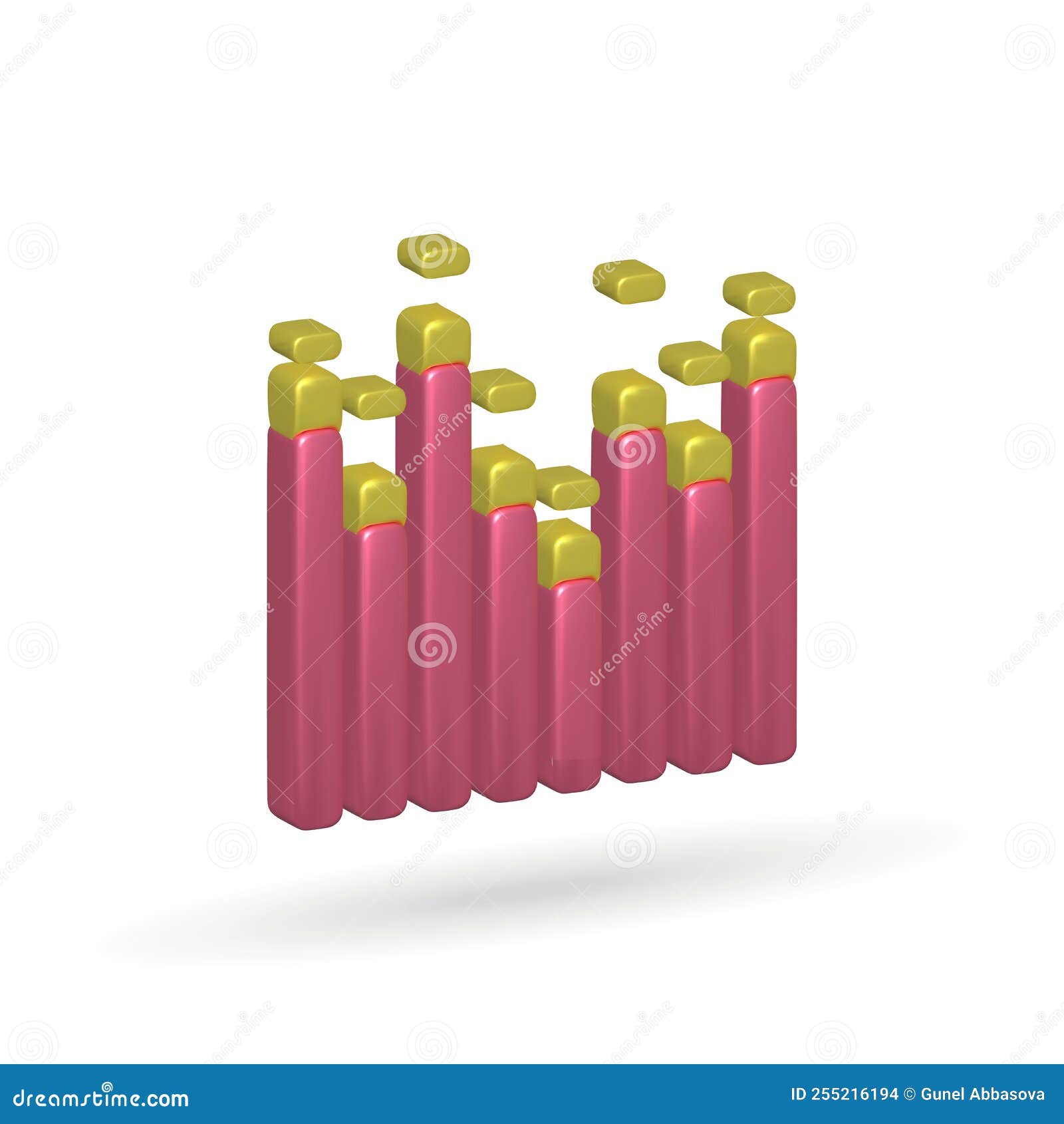 Equalizer Isolated 3d Icon. Equalizer 3d Illustration Stock Illustration - Illustration of ...
