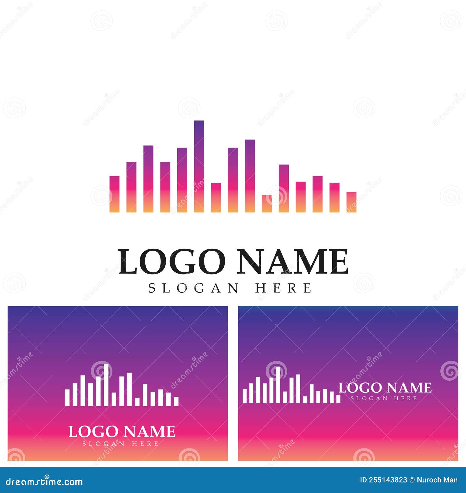 Equalizer Logo and Symbol Design. Stock Vector - Illustration of audio, equalizer: 255143823