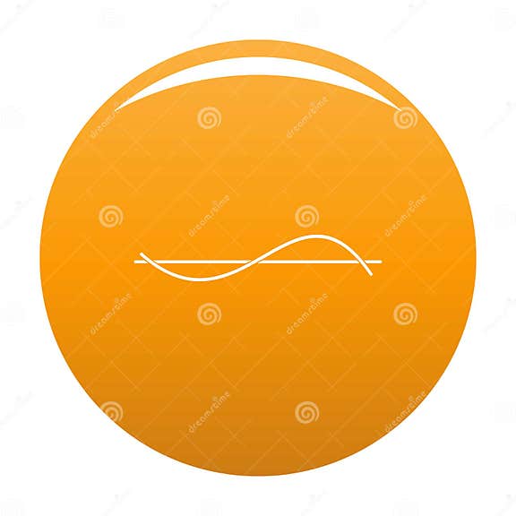Equalizer Meter Icon Vector Orange Stock Vector - Illustration of ...