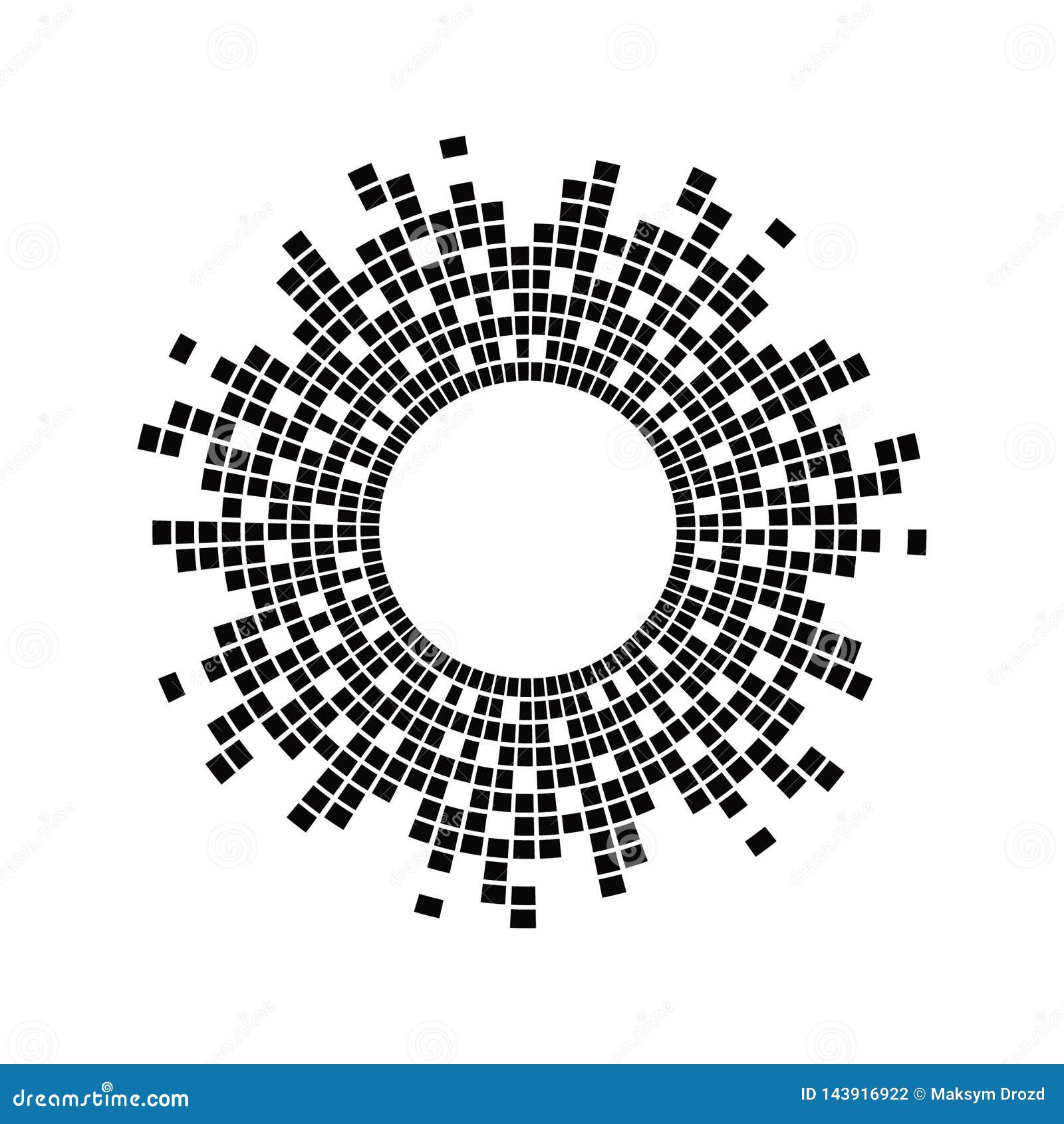 Equalizer Music Sound Wave Circle Vector Symbol Icon Design. Equalizer ...