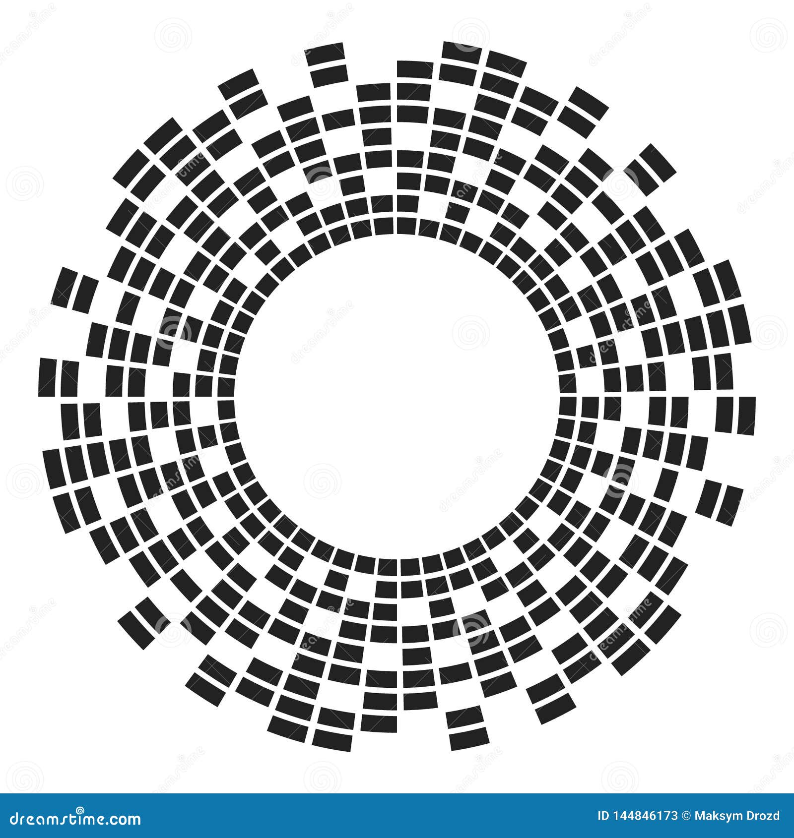 Equalizer Music Sound Wave Circle Vector Symbol Icon Design. Equalizer ...