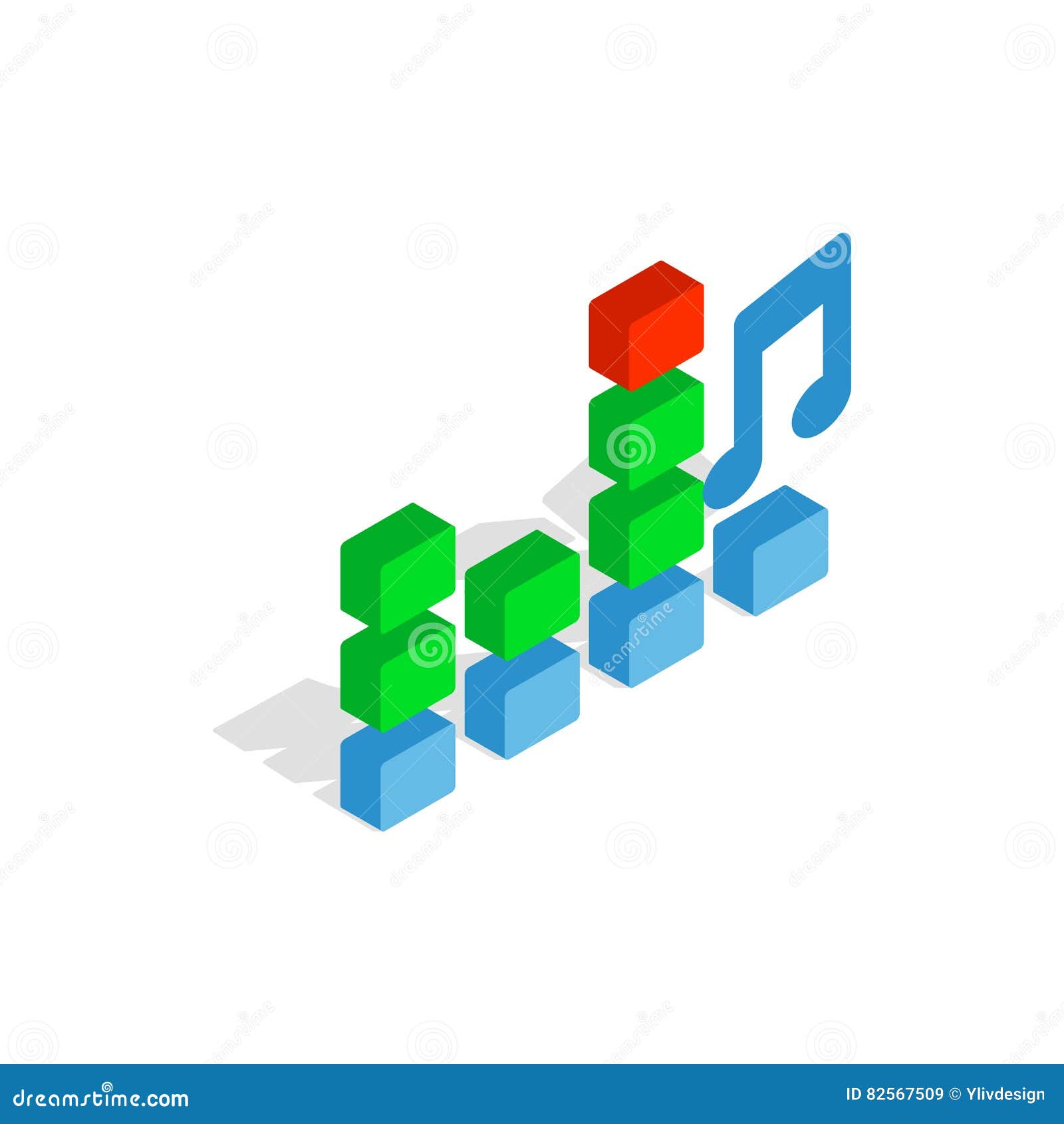 Equalizer Scale Icon, Isometric 3d Style Stock Vector - Illustration of ...