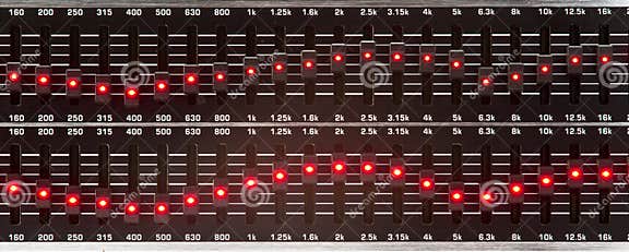 Equalizer sliders stock image. Image of voice, channel - 32201165