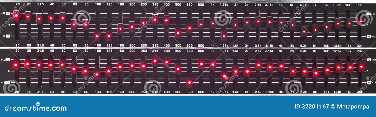 Equalizer sliders stock image. Image of front, regulation - 32201167