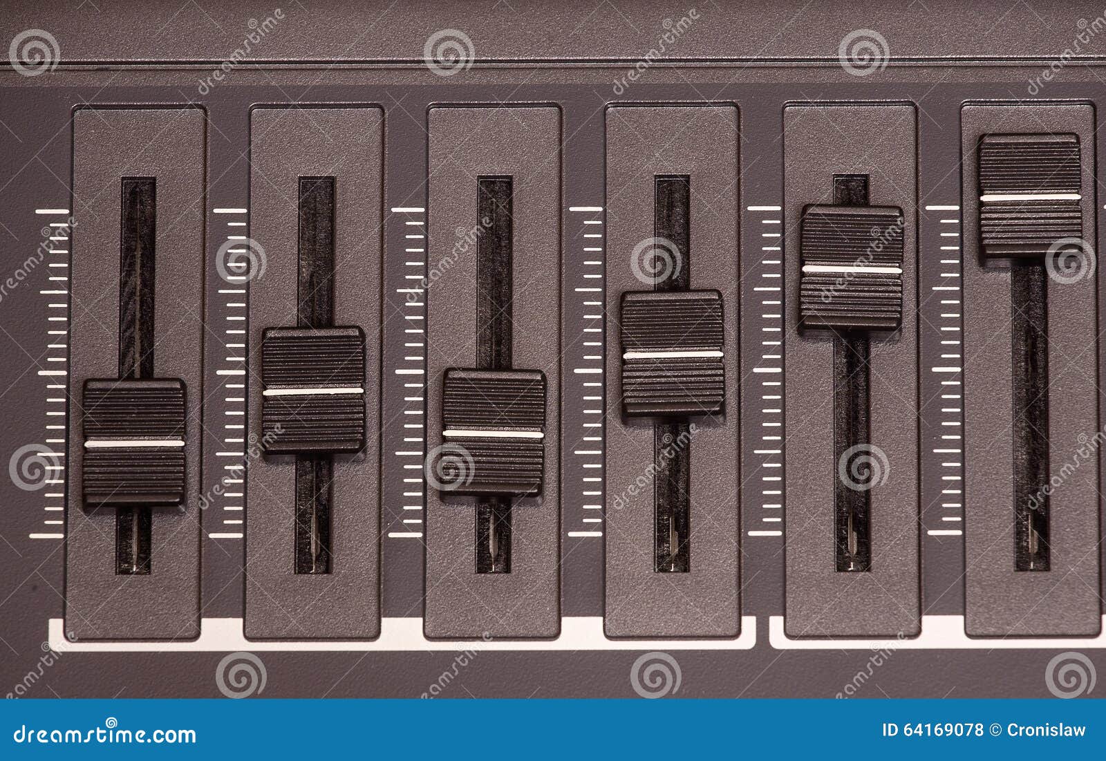 Equalizer sliders. stock illustration. Illustration of audio - 64169078