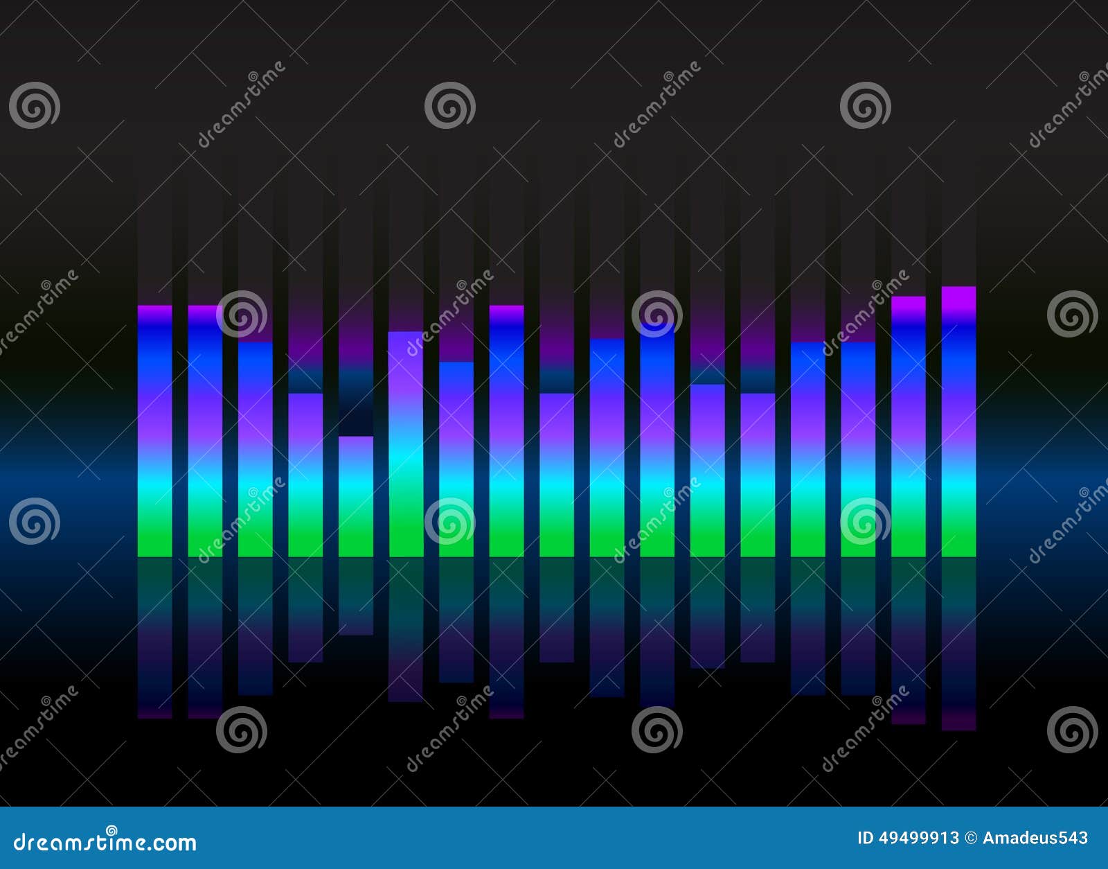 Equalizer Sound Wave Illustration Stock Illustration - Illustration of ...