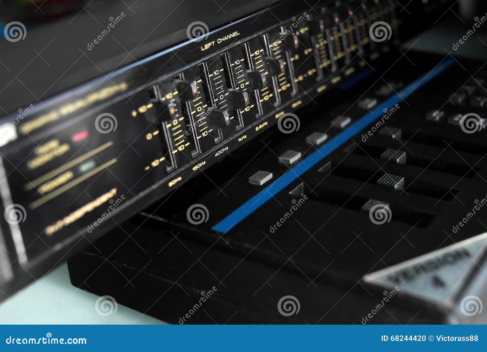 Equalizer in Studio stock photo. Image of equalizer, balance - 68244420