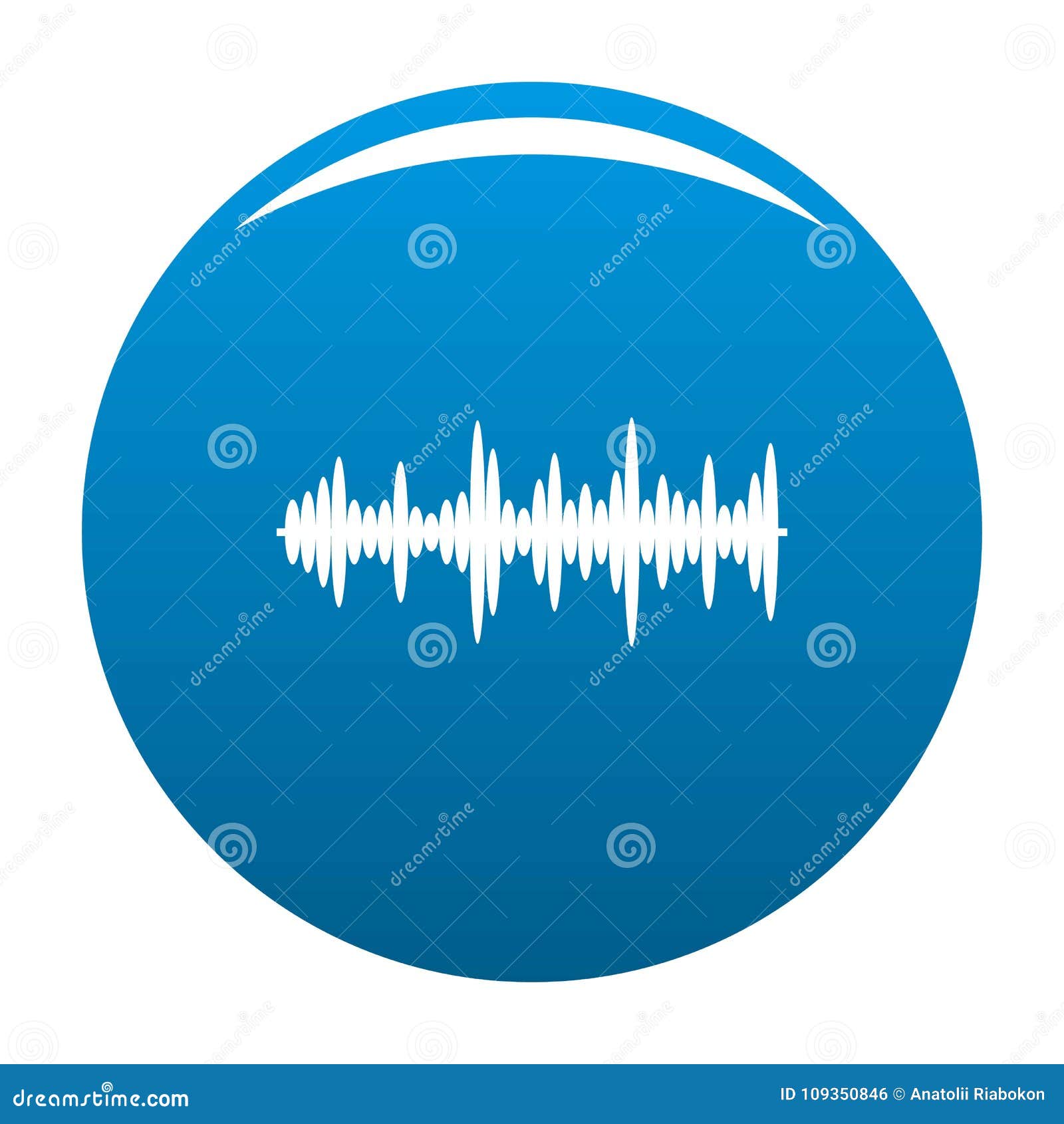 Equalizer Tune Icon Blue Vector Stock Vector - Illustration of sign ...