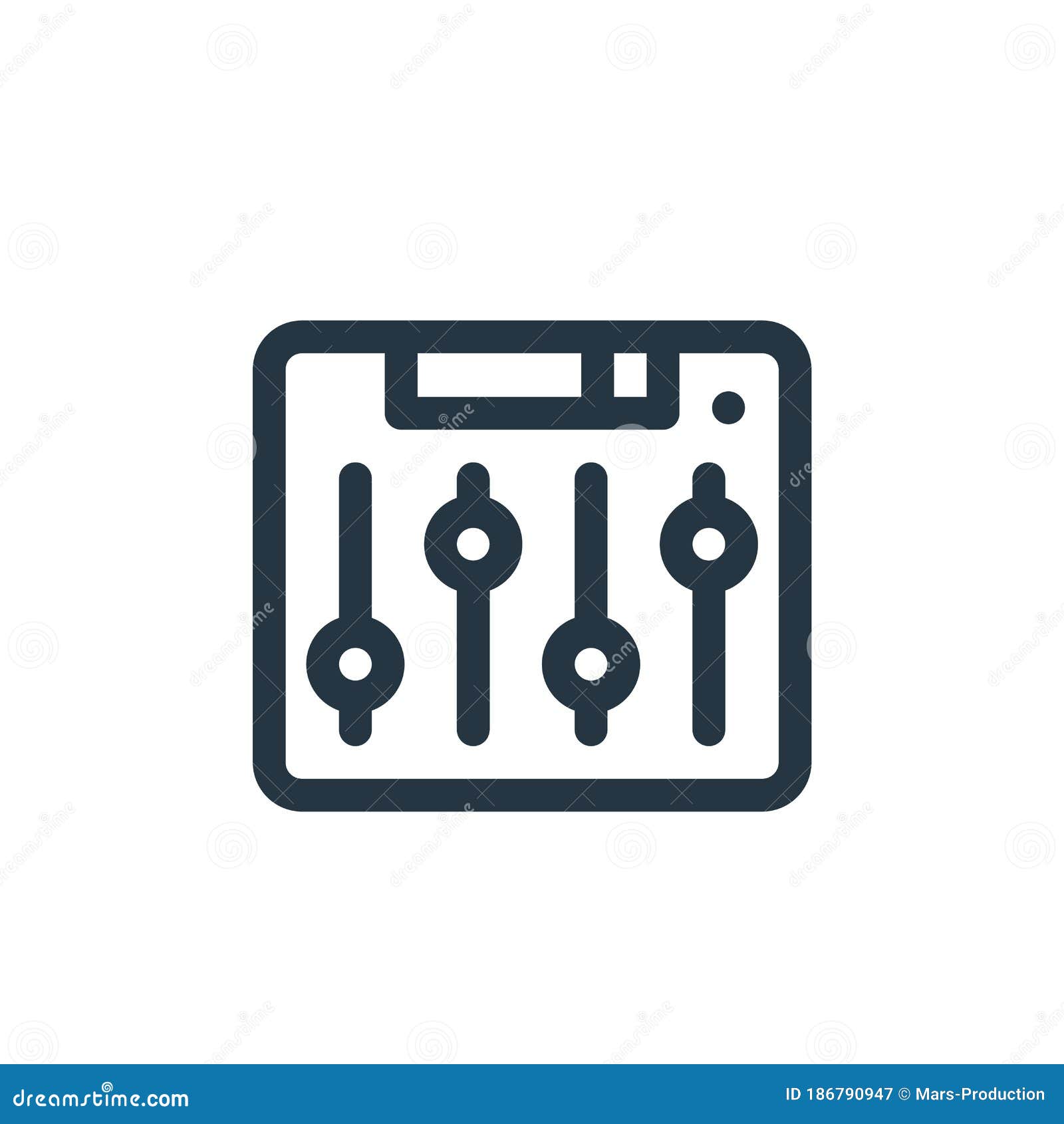 Equalizer Vector Icon. Equalizer Editable Stroke. Equalizer Linear ...